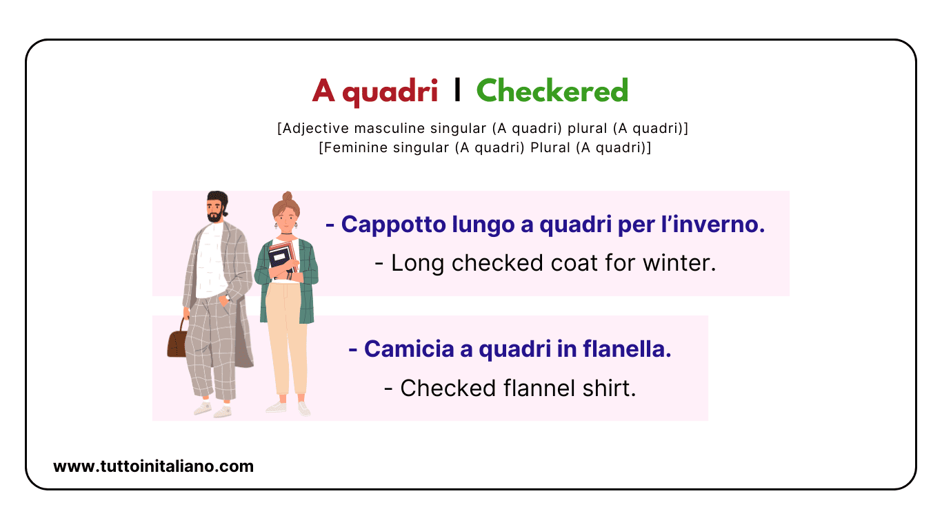 30+ Italian adjectives to describe clothes with Examples | Easy learn ...