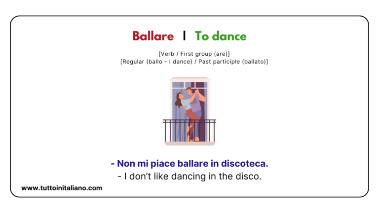20+ Verb in Italian about the free time with easy examples for each ...