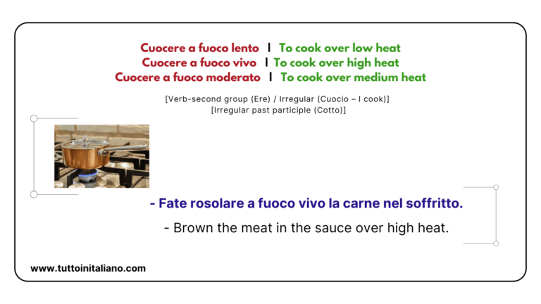 Cooking in Italian (Part 1) | 20+ easy verbs with examples ...