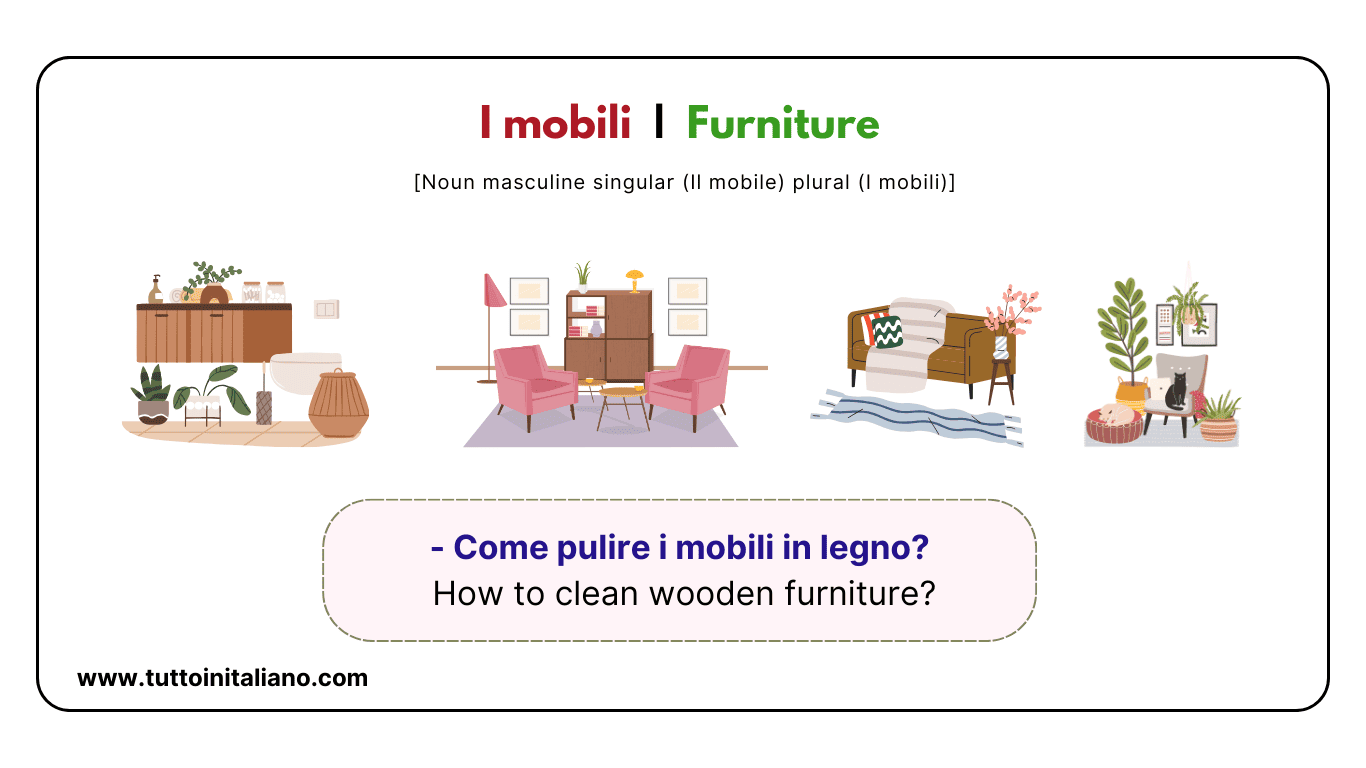 Italian for beginners lesson: The House | 20+ easy words with examples ...