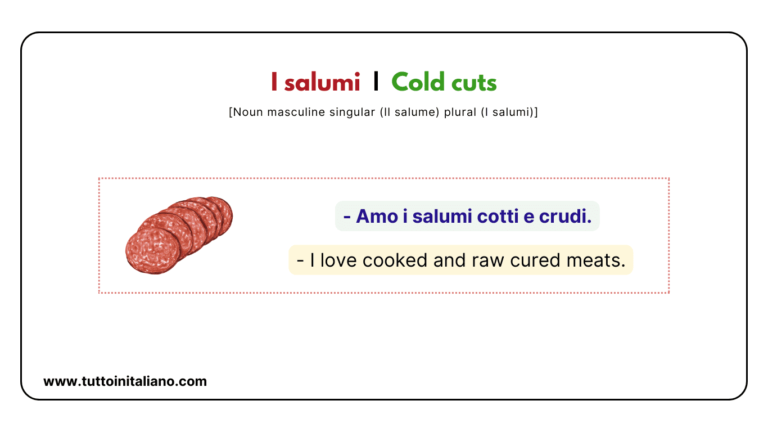 Italian Food and Drink vocab | 20+ Easy Italian vocabulary with ...