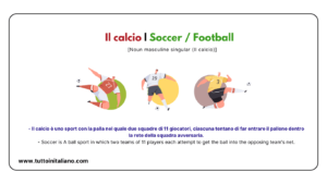 Italian vocabulary words: The Sport | Easy 20+ words for sports (part 1 ...