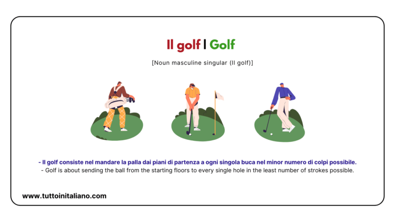 Italian vocabulary words: The Sport | Easy 20+ words for sports (part 1 ...