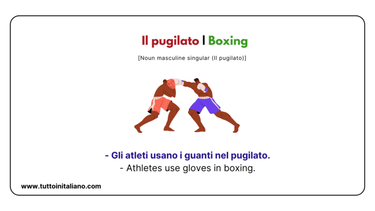Italian vocabulary words: The Sport | Easy 20+ words for sports (part 1 ...
