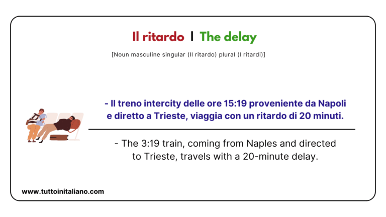 Train station in Italian | 20+ easy words about train station with ...