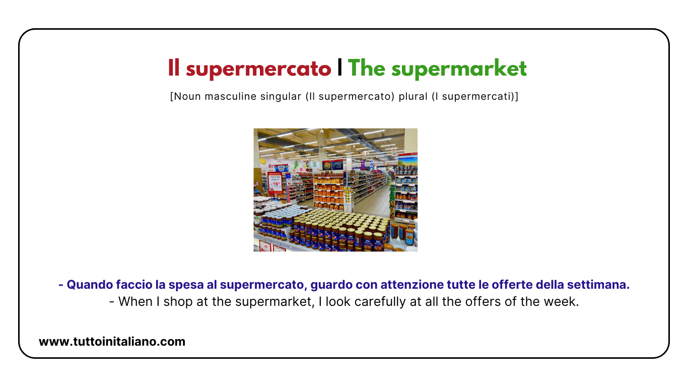 Basic Italian vocab: The City | 20+ Easy essential words with (examples ...