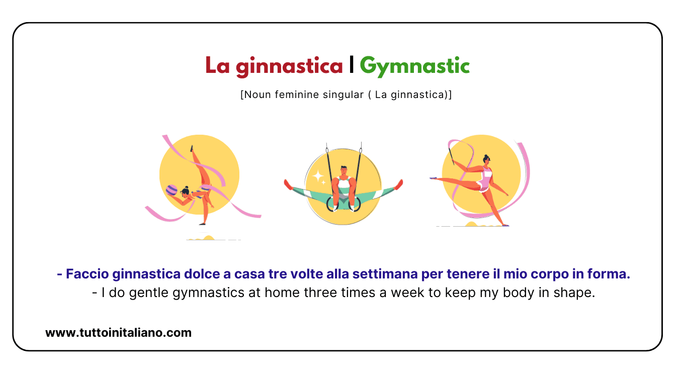 Italian vocabulary words: The Sport | Easy 20+ words for sports (part 1 ...