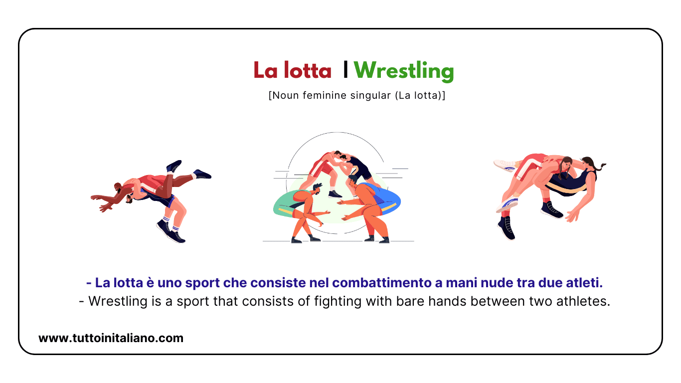 Italian vocabulary words: The Sport | Easy 20+ words for sports (part 1 ...