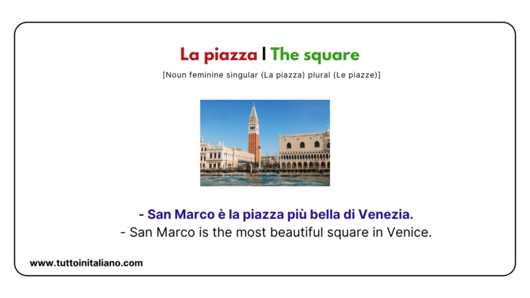 Basic Italian vocab: The City | 20+ Easy essential words with (examples ...