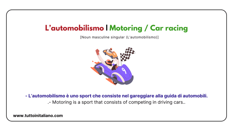 Italian vocabulary words: The Sport | Easy 20+ words for sports (part 1 ...