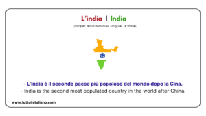 Learn words in Italian: 20+ Countries and Nationalities name with ...