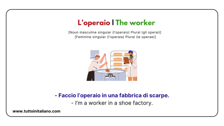 Italian vocabulary for beginners: Professions | 20 easy professions in ...