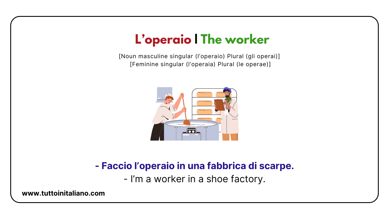 Italian vocabulary for beginners: Professions | 20 easy professions in ...