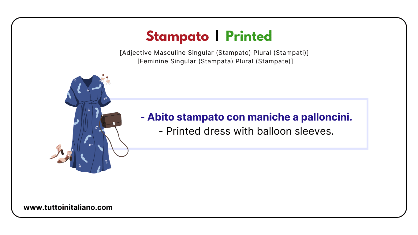 30+ Italian adjectives to describe clothes with Examples | Easy learn ...
