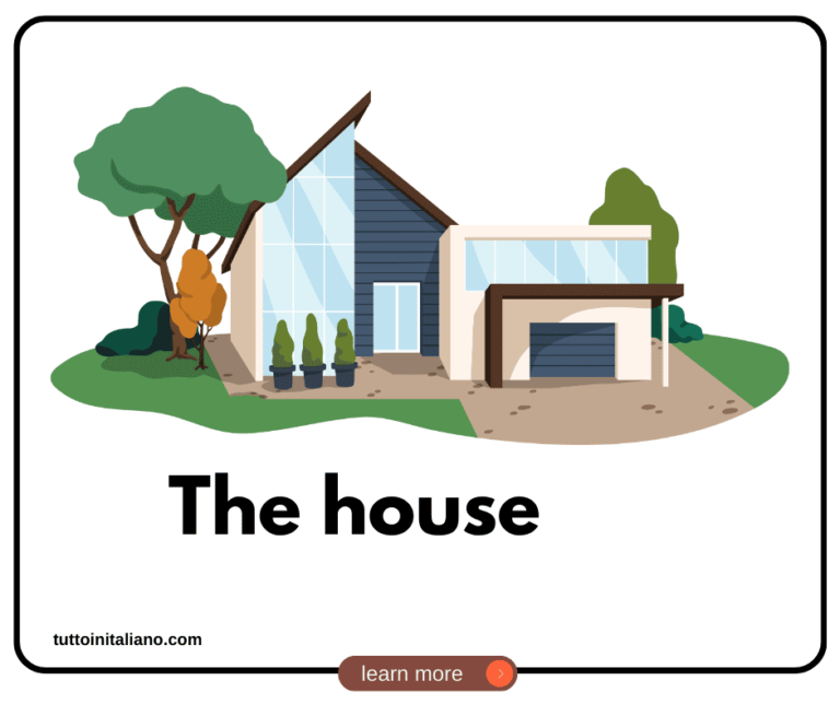 Italian for beginners lesson: The House | 20+ easy words with examples ...