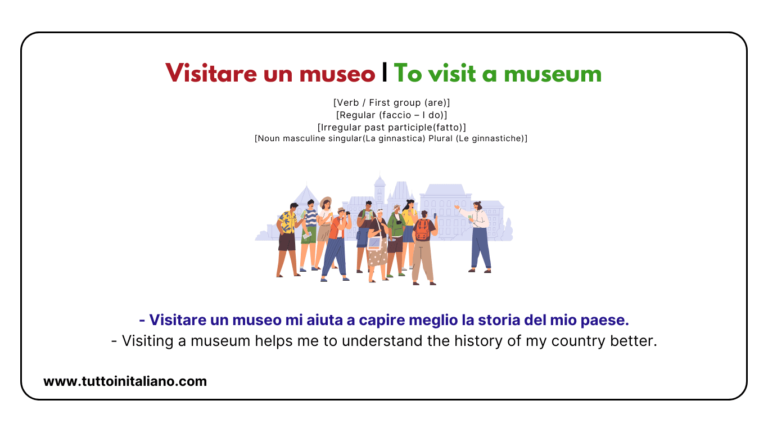20+ Verb in Italian about the free time with easy examples for each ...